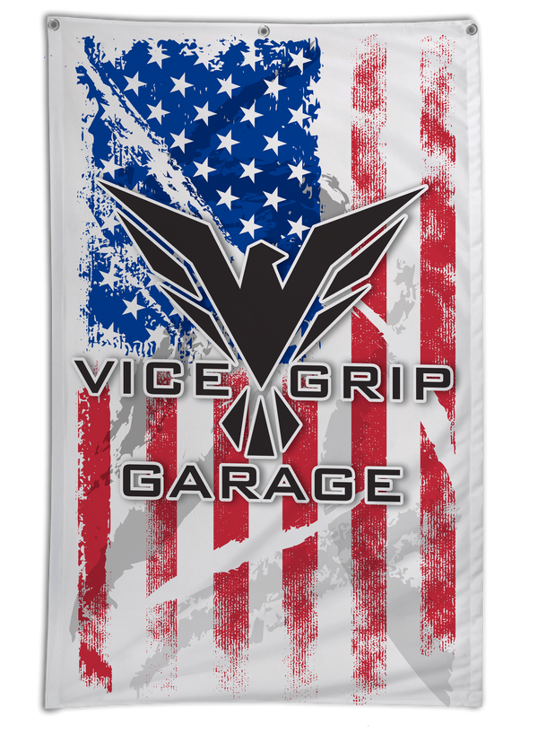 Vice Grip Garage Eagle Flag – ViceGripGarage
